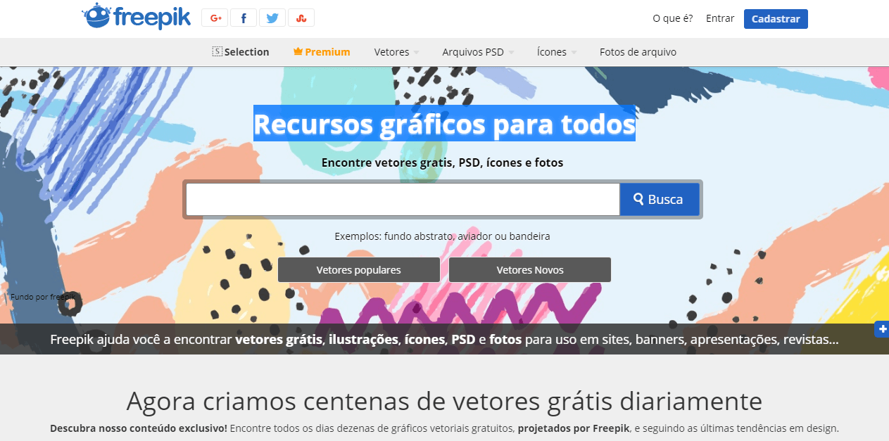 Freepik imagens grátis impressionantes buscando imagens por categorias
